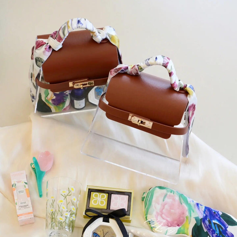 Acrylic Handbag-Shaped Luxury Gift Box – Floral Supplies Store