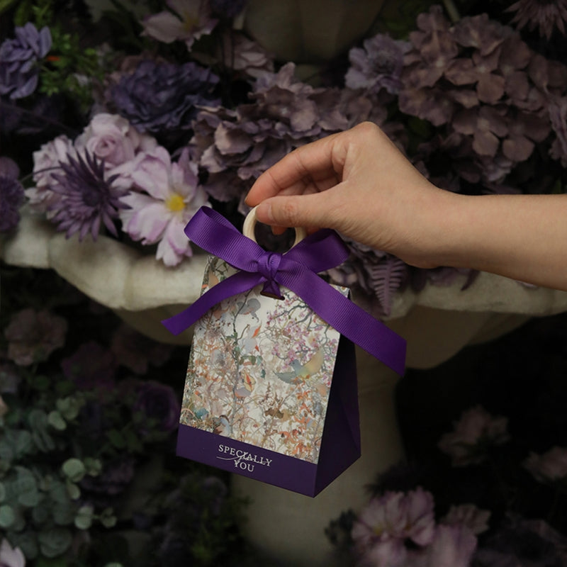 Purple Secret Garden Favor Box Set of 10 – Floral Supplies Store