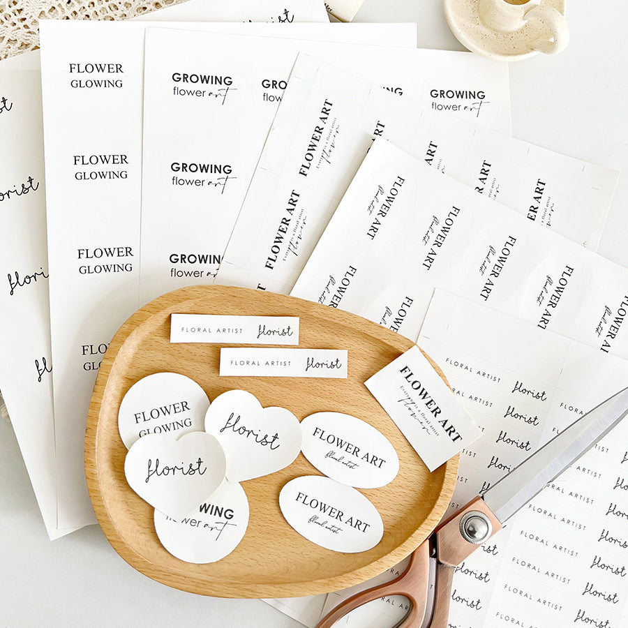 Floral Designer Florists Decorative Stickers – Floral Supplies Store