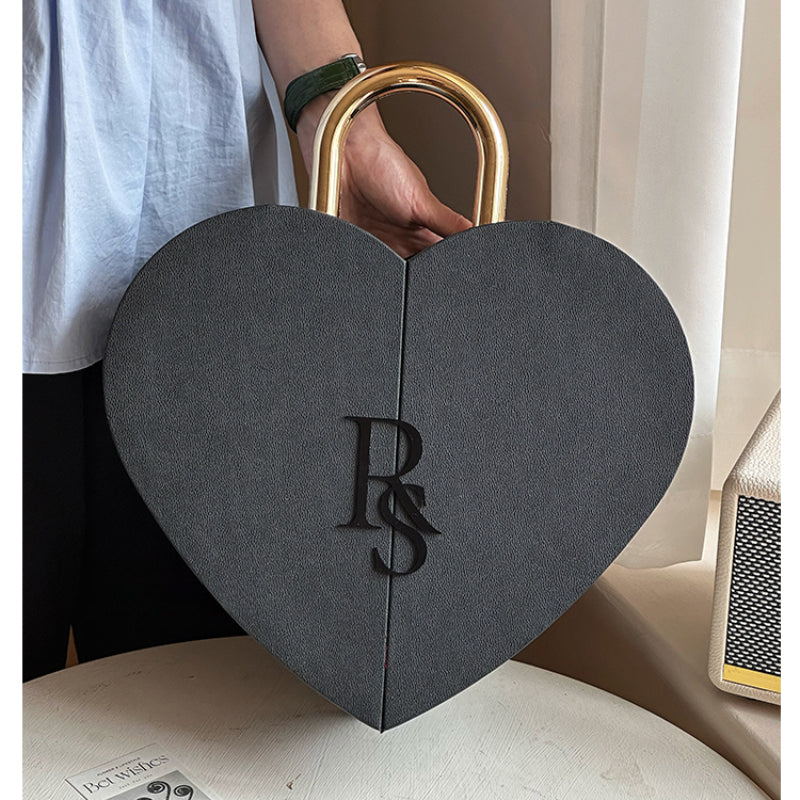 Heart Lock Gift Box for Flowers – Floral Supplies Store