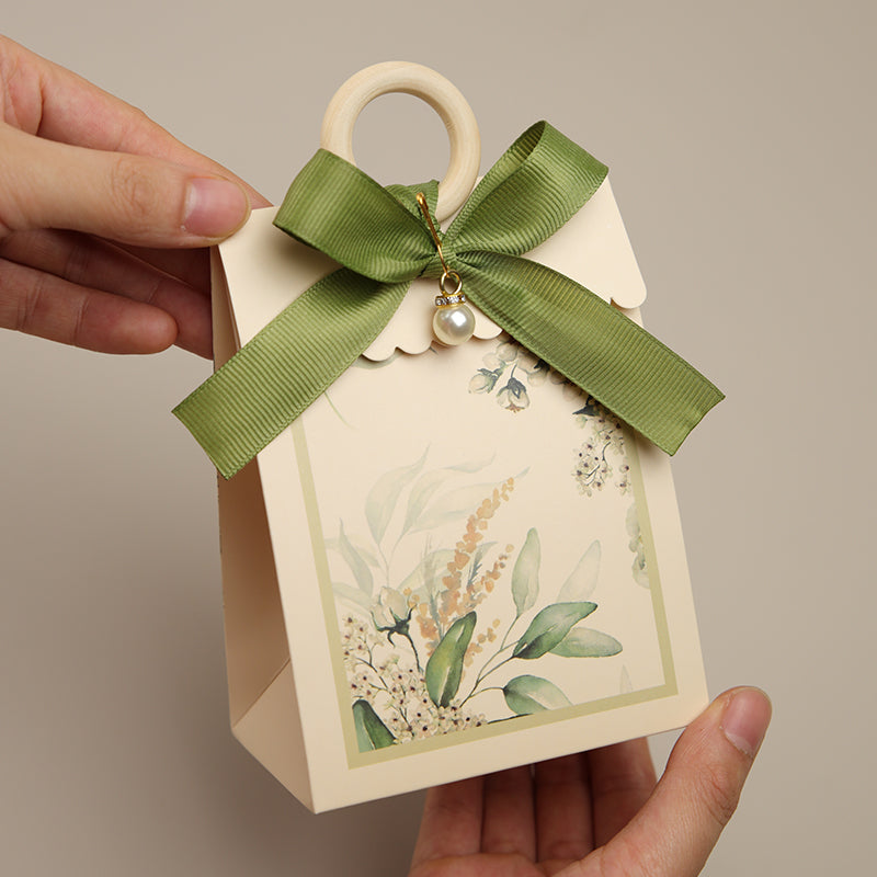 10pcs Vintage Cream Gift Box with Ribbon – Floral Supplies Store