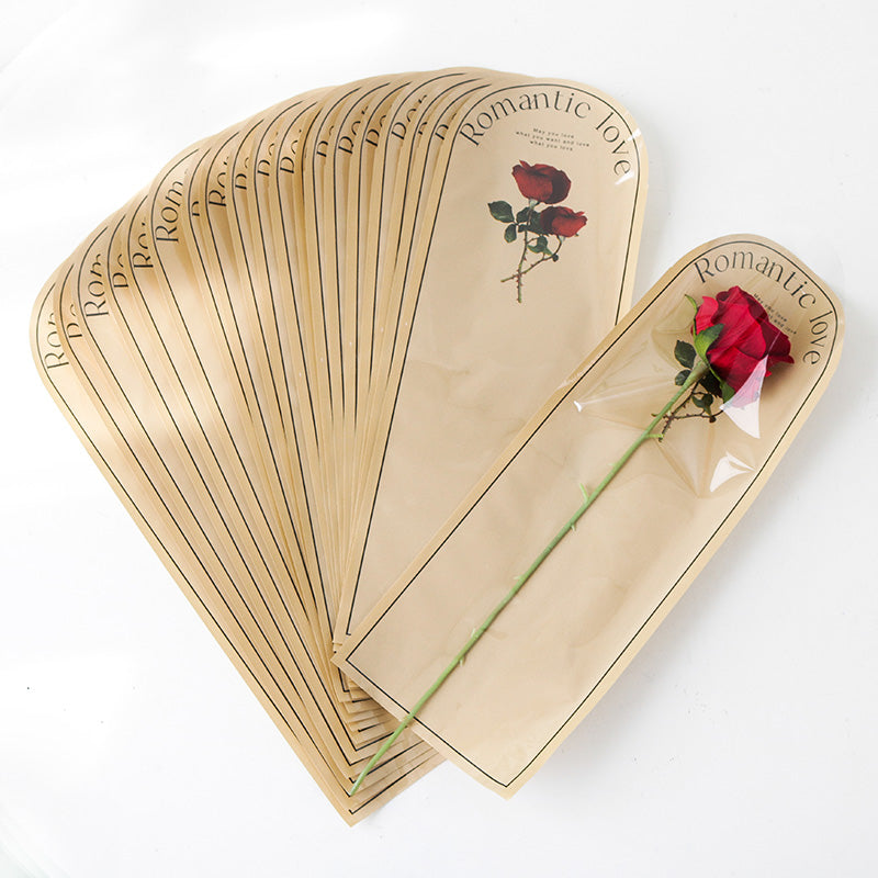 Single Stem Rose Bouquet Sleeves Pack 40 – Floral Supplies Store