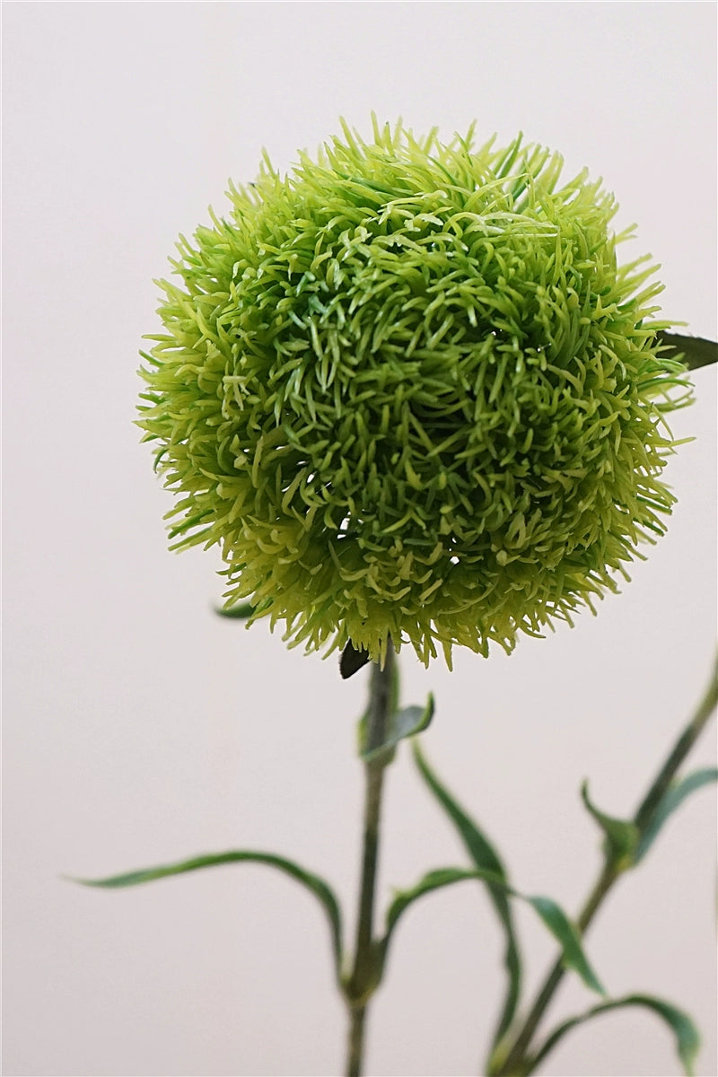 Artificial Dianthus Barbatus Green Ball 55cmH – Floral Supplies Store