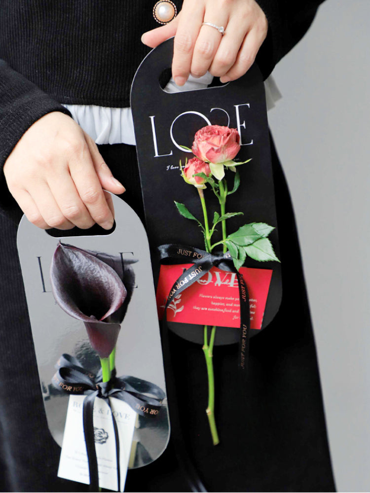 20pcs Single Stem Rose Packaging for Valentine's Day – Floral Supplies ...