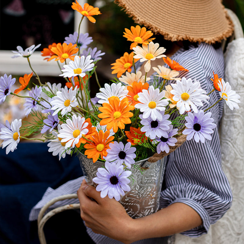 Artificial Daisy Spray with 5 Flower Heads – Floral Supplies Store