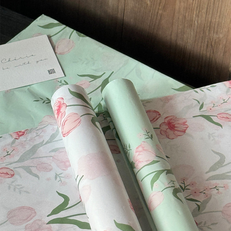 Floral Tissue Paper for Bouquets Wrapping Pack 20 (50x70cm) – Floral ...