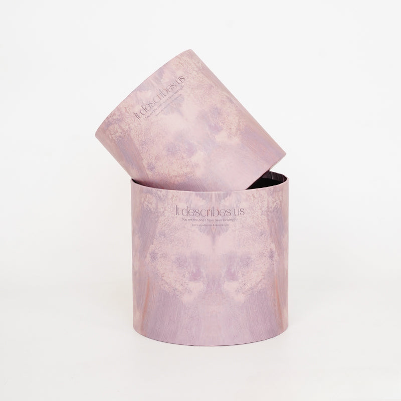 Purple Cardboard Flower Boxes Set of 2 – Floral Supplies Store