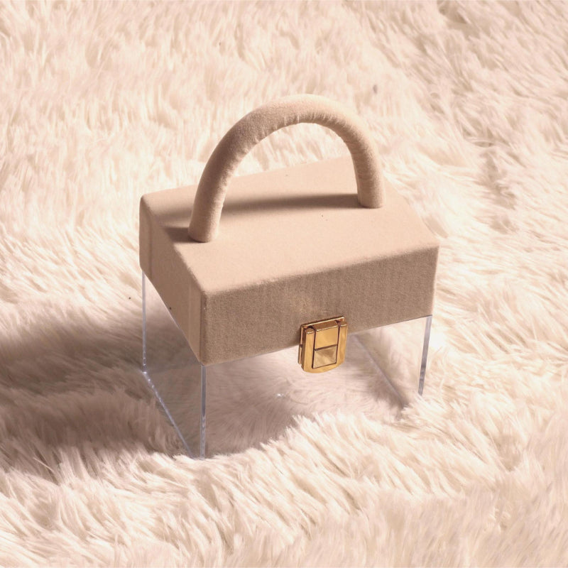 Clear Acrylic Velvet Gift Box with Handle – Floral Supplies Store