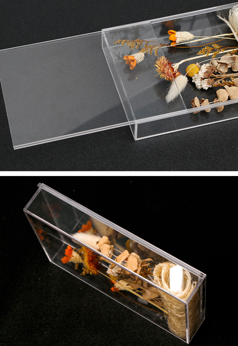 Acrylic Shadow Box for Dried Flower Display – Floral Supplies Store