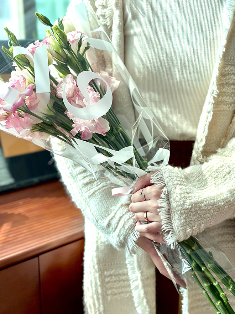 Transparent Flower Cellophane Wrap Pack 20 (60x60cm) – Floral Supplies ...