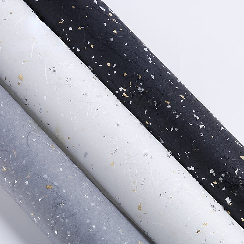 Gold Sprinkle Soft Wrapping Paper Pack 10 (60x60cm) – Floral Supplies Store