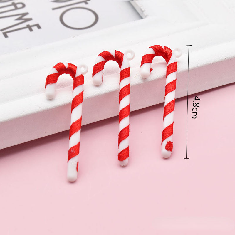 24Pcs Mini Candy Cane Ornaments for DIY Christmas Decor – Floral ...