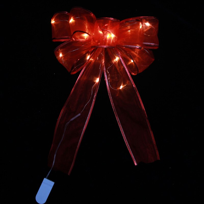 LED Christmas Gift Bow Front Door Decoration – Floral Supplies Store