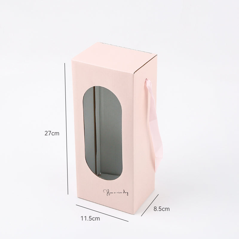 Rectangle Flower Box with Window – Floral Supplies Store