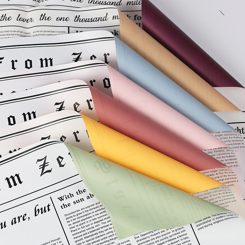 Double-sided Newspaper Florist Paper Pack 20 (58x58cm) – Floral ...