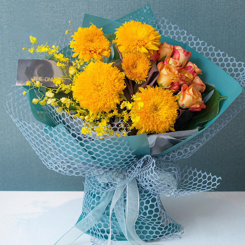 Polka Dot Netting Mesh Tulle Roll for Gift Bouquet Packaging – Floral ...