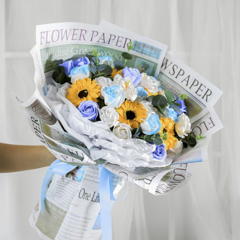 Waterproof Double-sided Newspaper Florist Paper Pack 20 – Floral ...